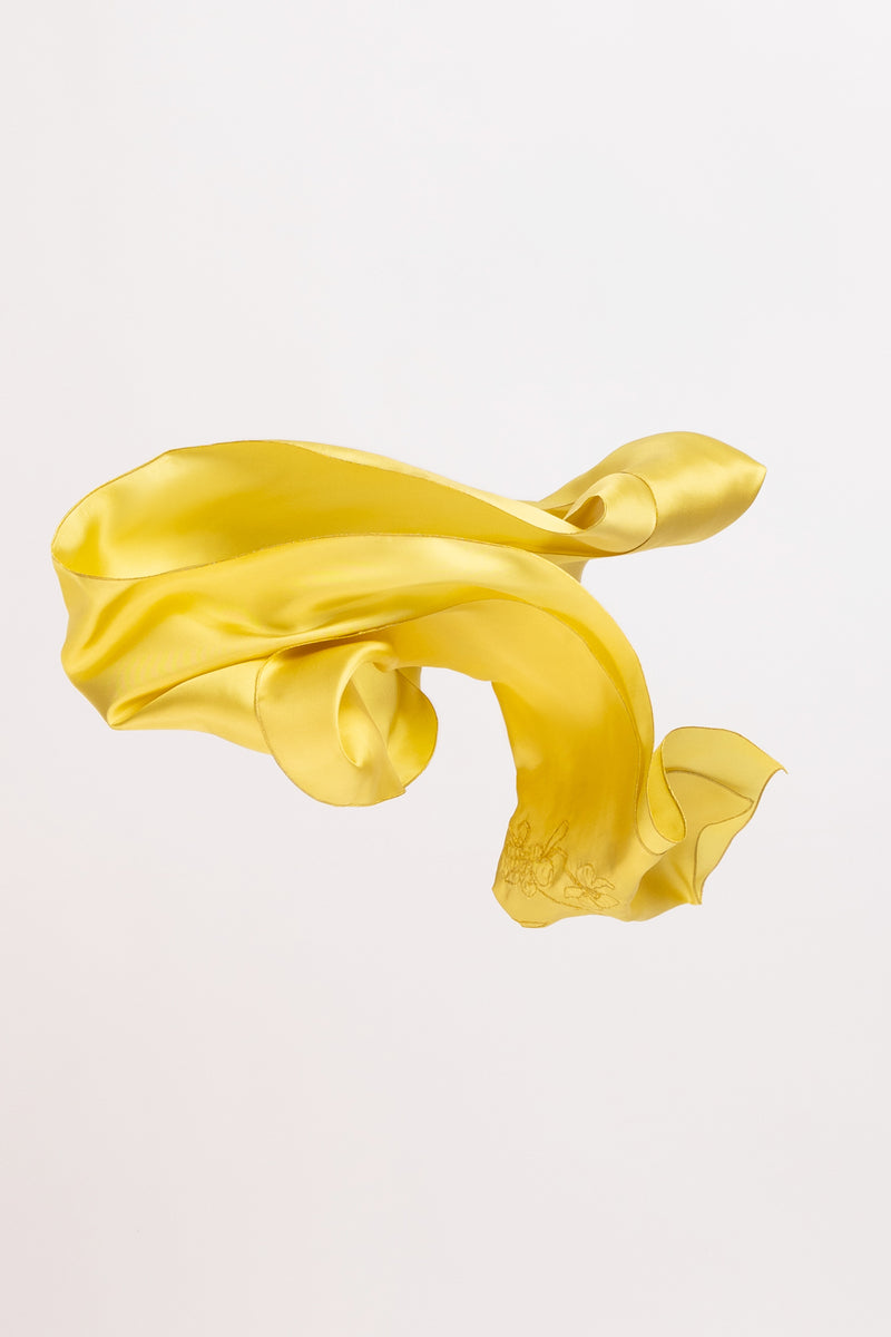 Naframa din matase naturala cu broderie computerizata – IZABELA MANDOIU